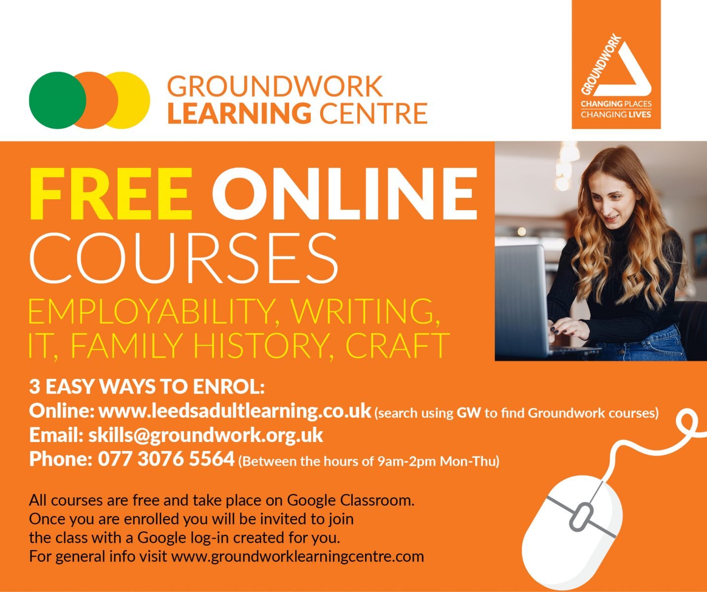 Free Courses Online | Groundwork Learning Centre