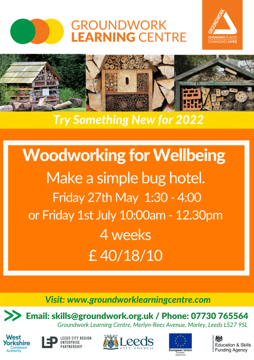 Woodworking For Wellbeing | Groundwork Learning Centre