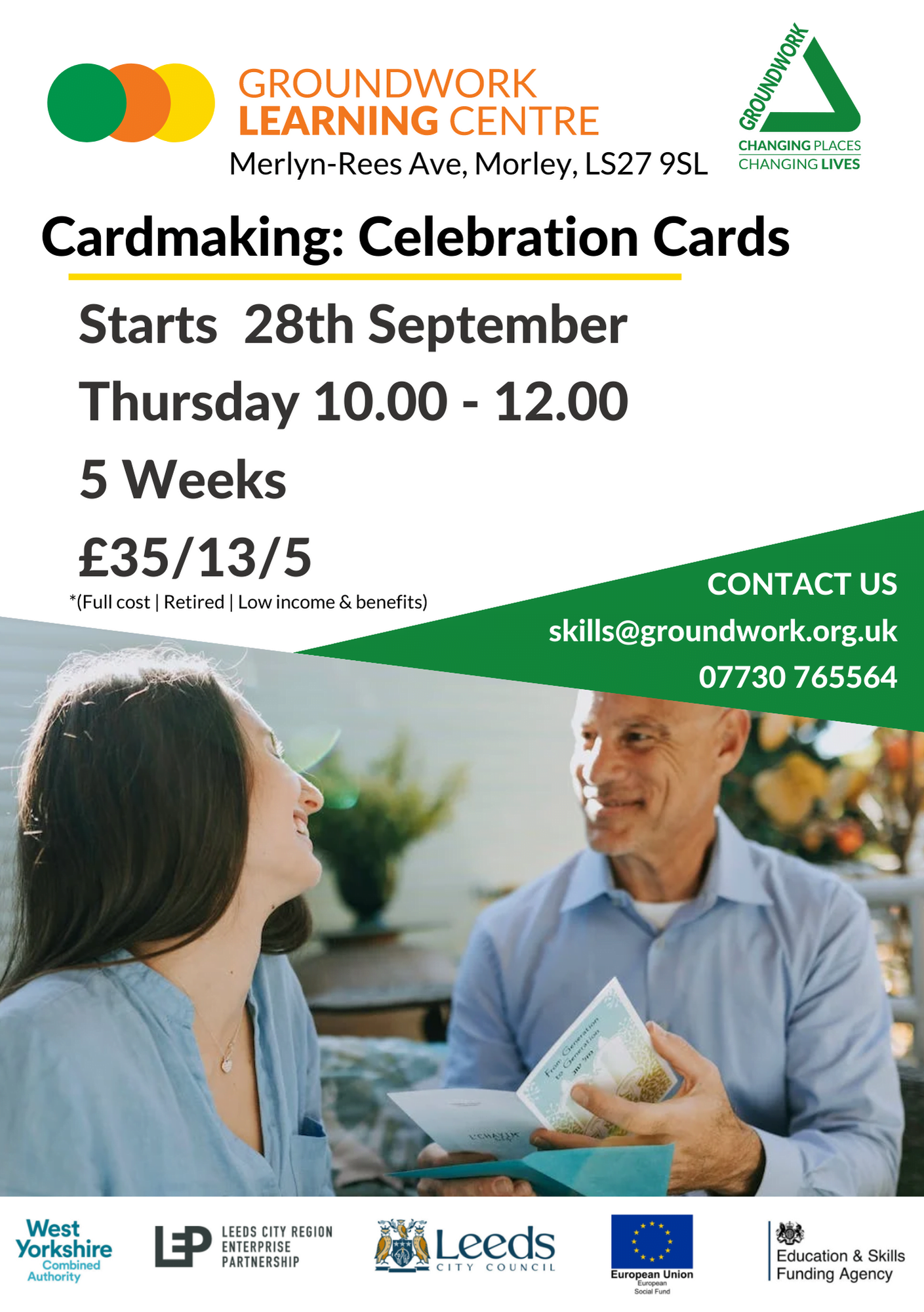 Cardmaking Celebration Cards | Groundwork Learning Centre