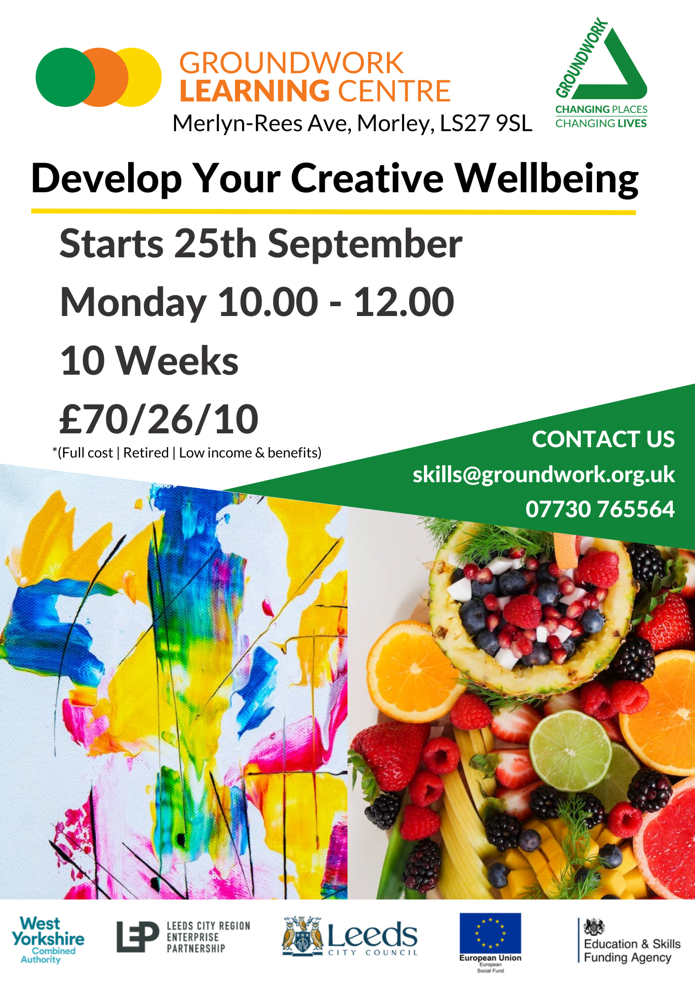 Creative Wellbeing | Groundwork Learning Centre