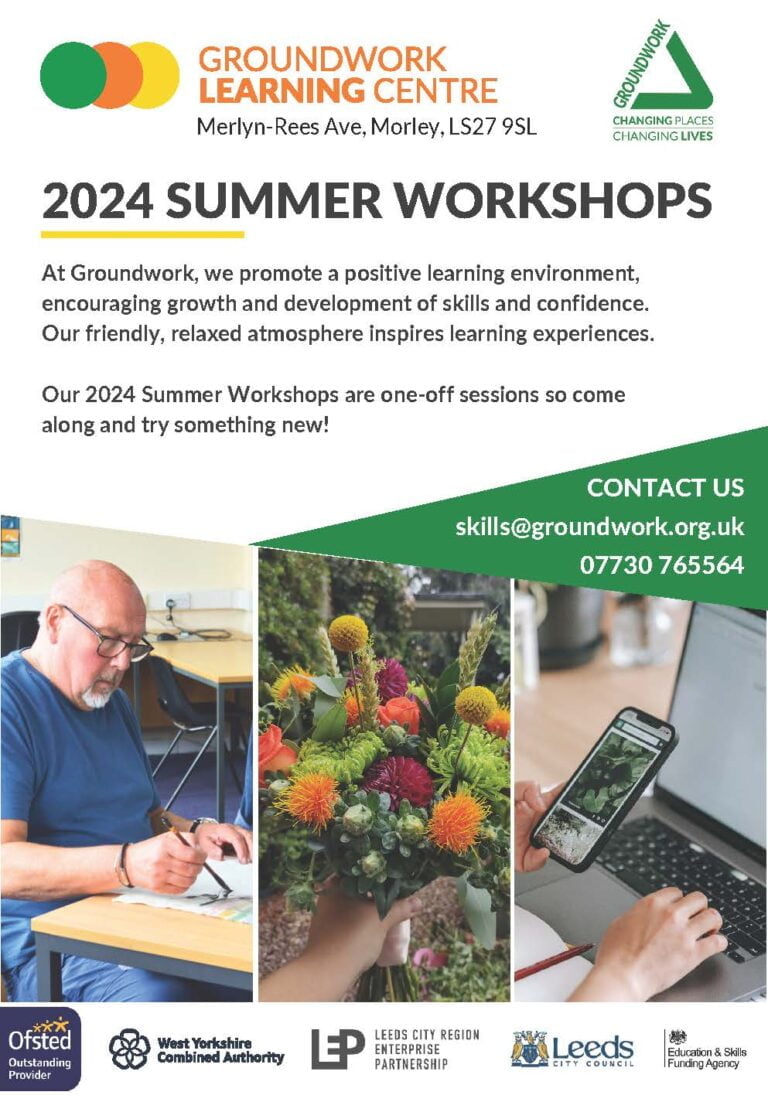 2024 Summer Workshops | Groundwork Learning Centre